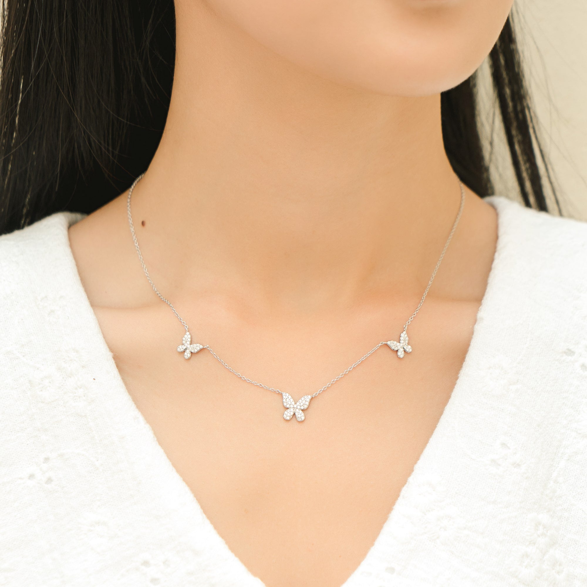 Claudina Butterfly Necklace – Made Different Co