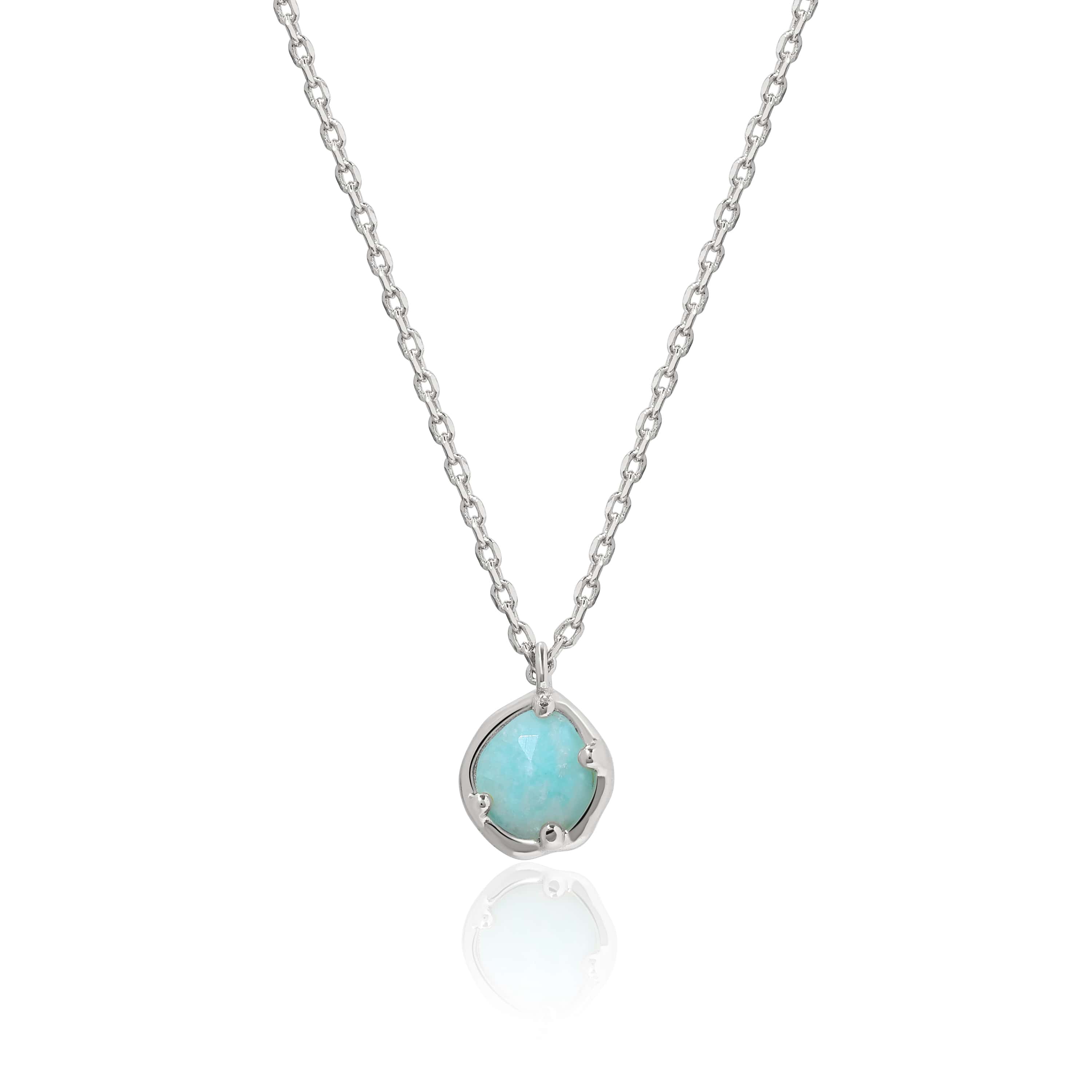 Cerulea Amazonite Necklace – Made Different Co